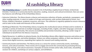 Al Rashidiya Library | PPTX