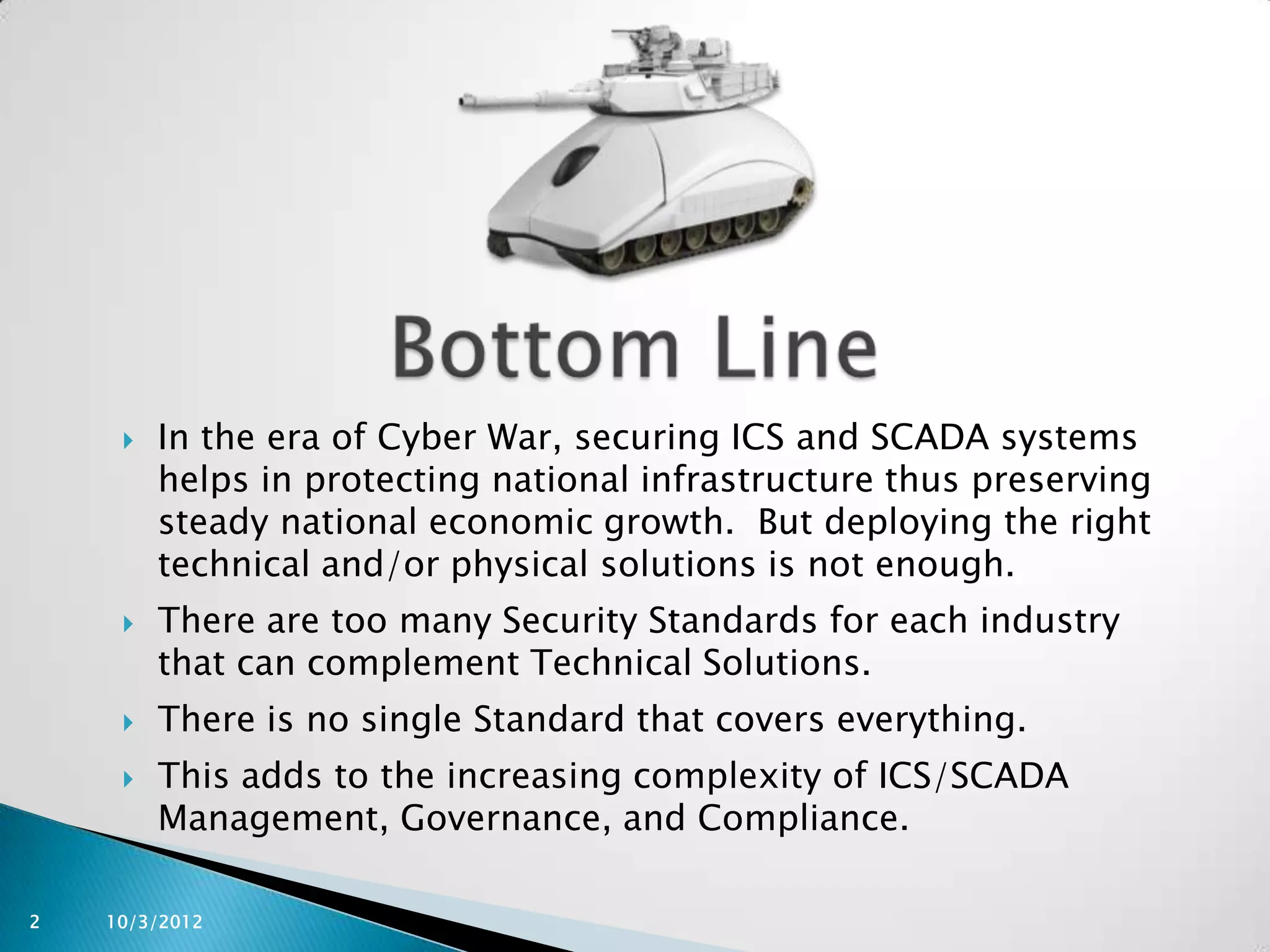 Dubai Cyber Security 02 Ics Scada Cyber Security Standards, Solution ...
