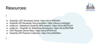 Dubai Dreamin '24 - Exploring the Power of Salesforce GraphQL | PPT