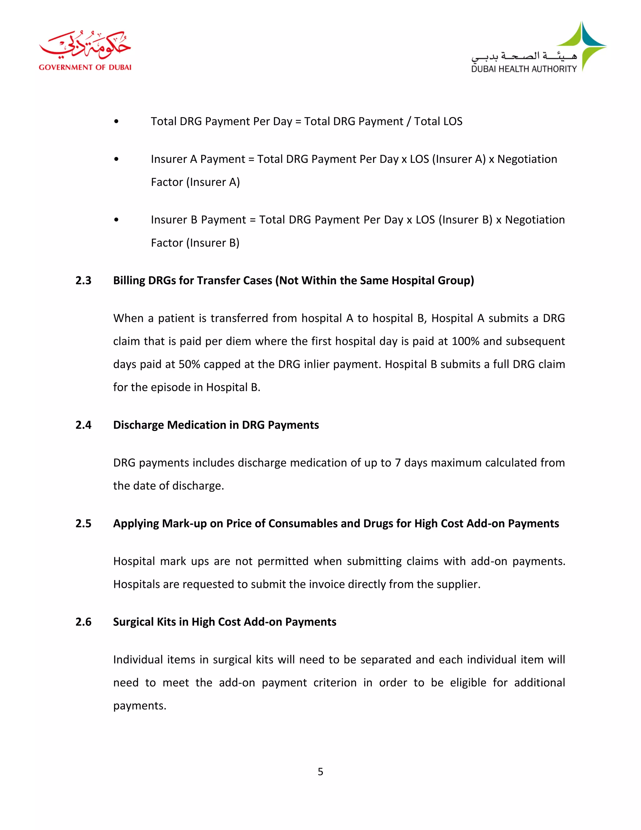 Dubai health insurance adjudication manual v1.0 final | PDF