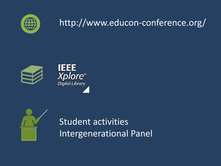 IEEE EDUCON 2019 announce and presentation | PPT