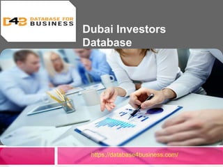 Dubai investors database | PPT