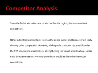 Dubai metro | PPTX