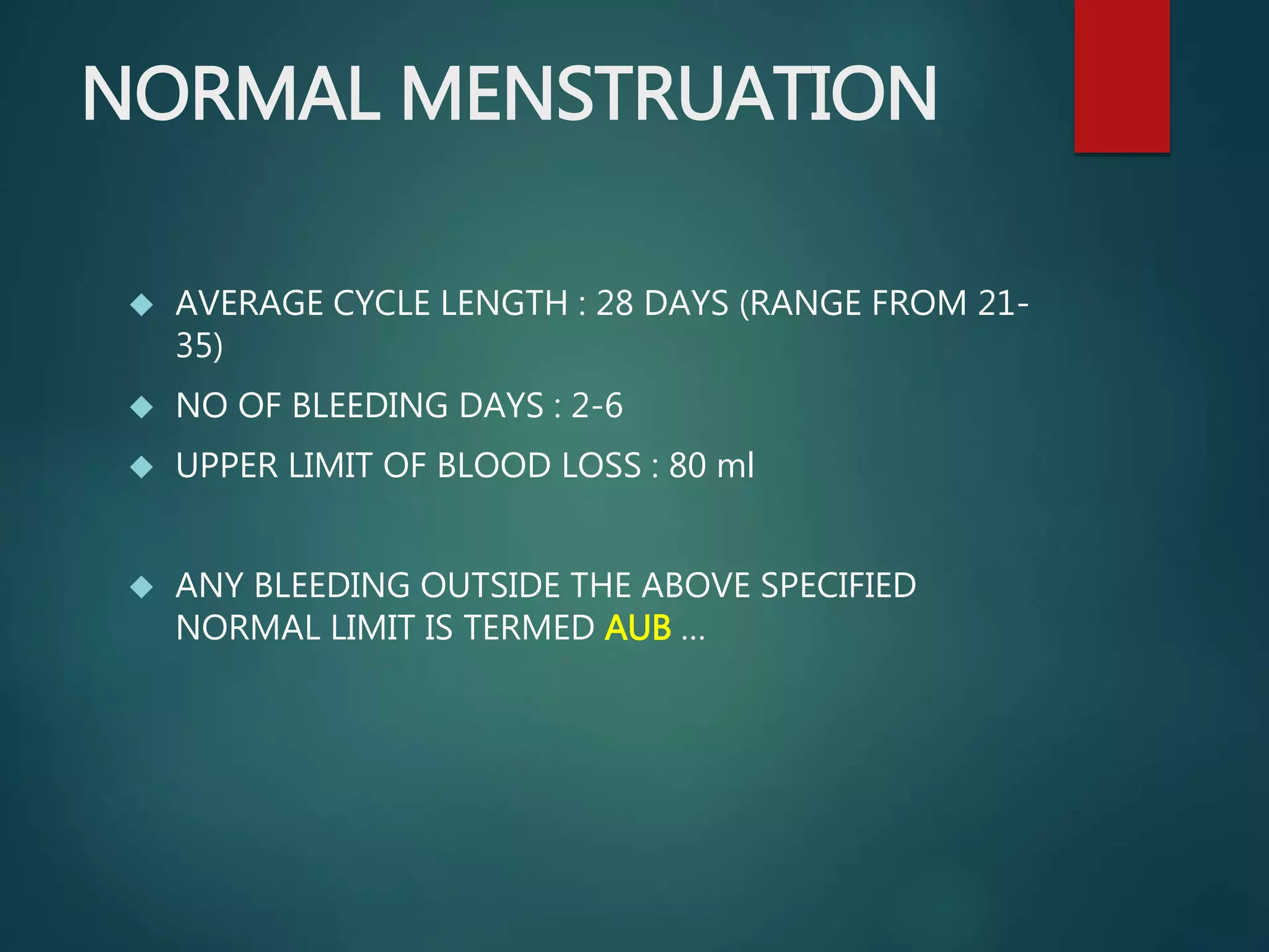Dysfunctional uterine bleeding | PPTX