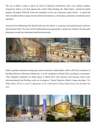 Dubai Opera House Plan