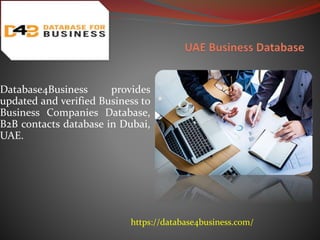 Dubai Real Estate Database | PPT