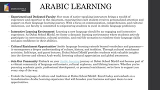 ARABIC LEARNING, Arabic Learning in Dubai | PPTX