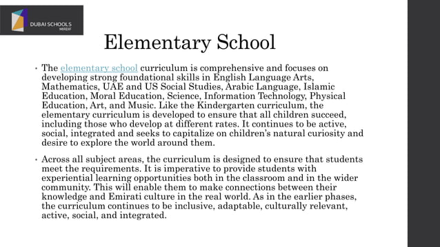 Elementary School | PPT