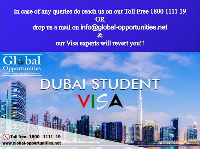 Dubai Student Visa Requirement | PPT