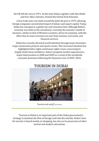 Dubai tourism | PDF