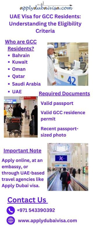 UAE Visa for GCC Residents: Understanding the Eligibility Criteria | PDF