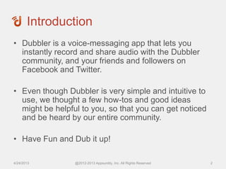 How to use Dubbler | PPT