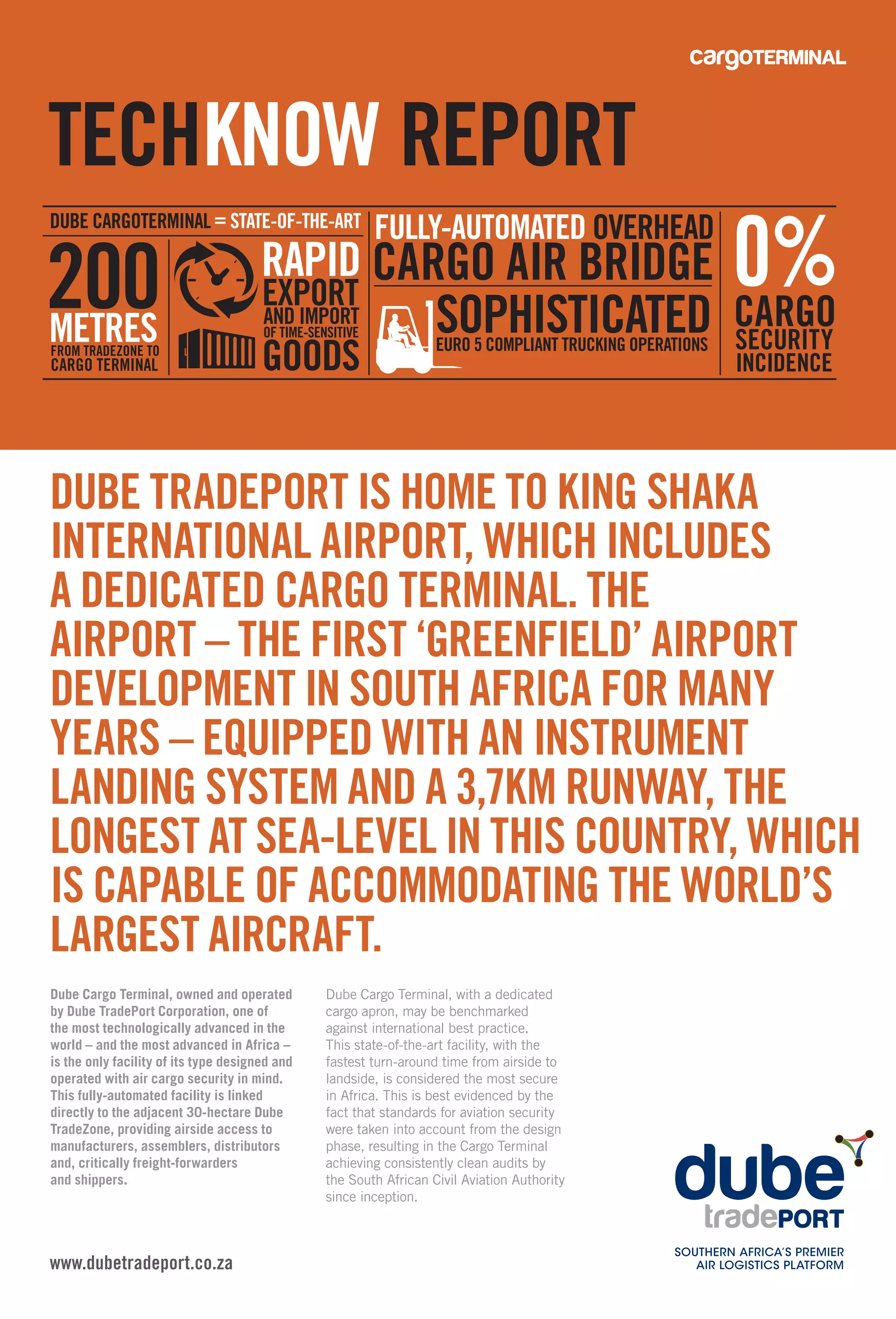 Dube cargo terminal techknow facts | PDF | Air Travel | Travel Type