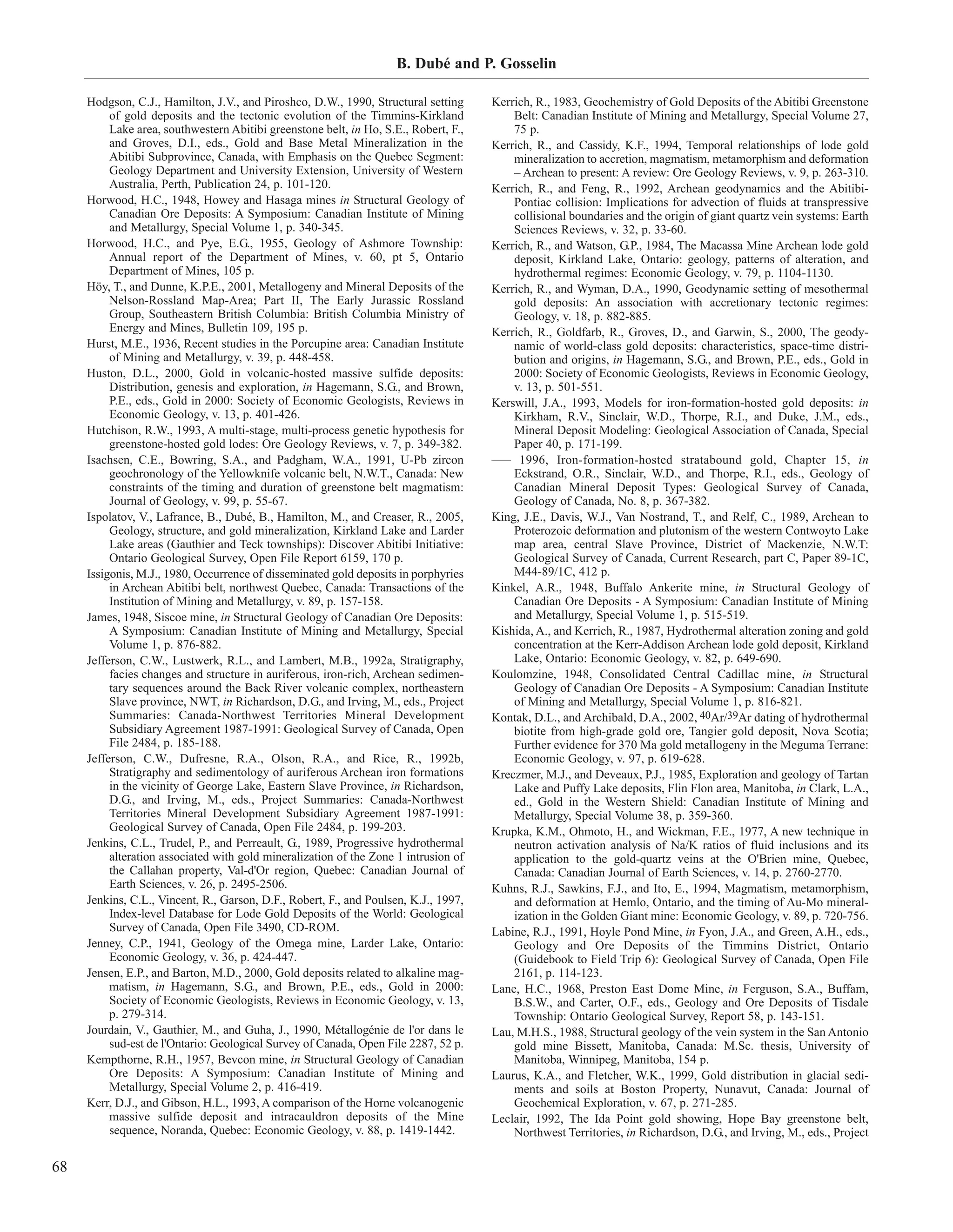 GREENSTONE-HOSTED QUARTZ-CARBONATE VEIN DEPOSITS | PDF