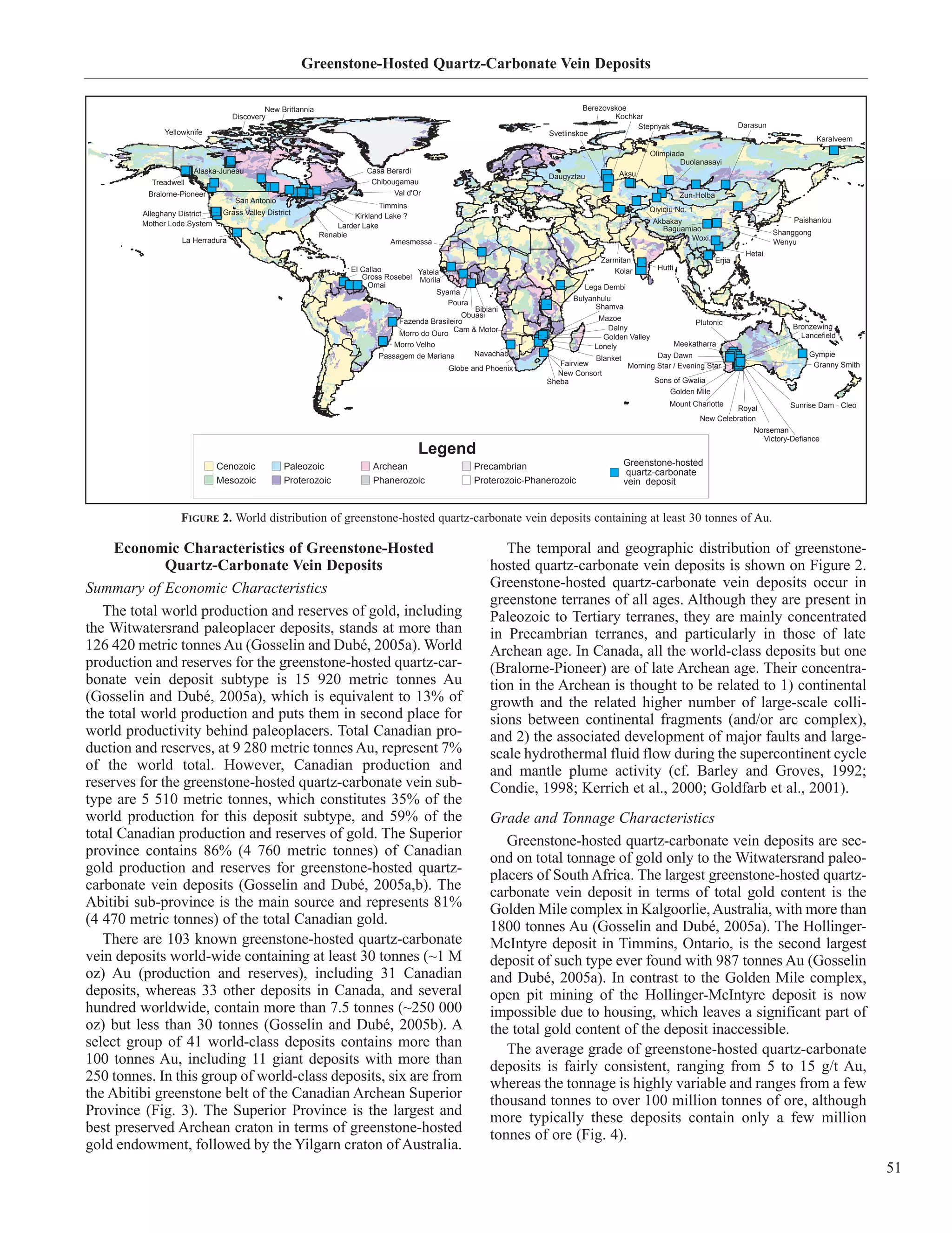 GREENSTONE-HOSTED QUARTZ-CARBONATE VEIN DEPOSITS | PDF