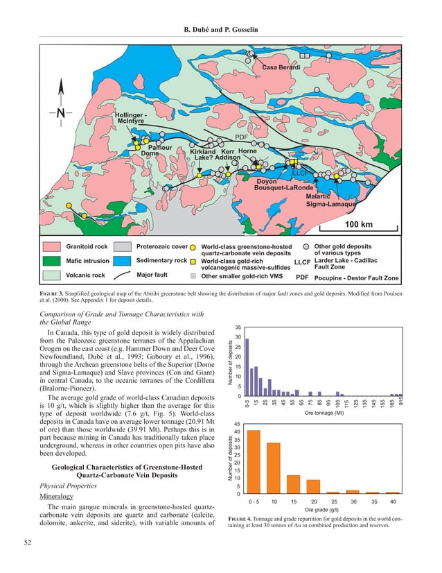 GREENSTONE-HOSTED QUARTZ-CARBONATE VEIN DEPOSITS | PDF | Geography ...