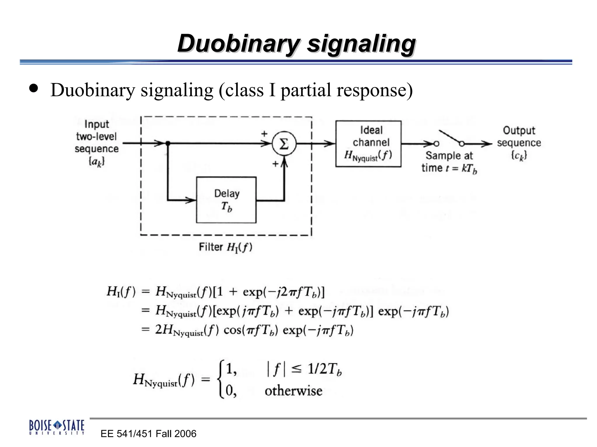 Du binary signalling | PPT