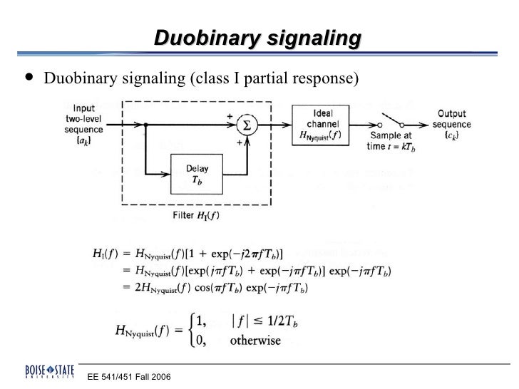 Du Binary Signalling