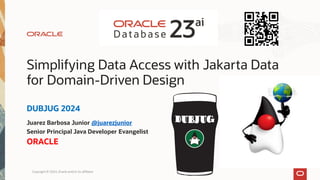 DUBJUG-Simplifying Data Access with Jakarta Data for Domain-Driven Design | PPT