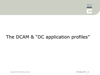 Dublin Core, the DCMI Abstract Model & DC Application Profiles | PPT | Technology & Computing