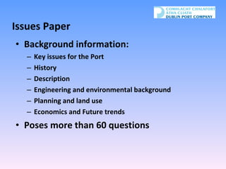 Dublin Port Masterplan | PPT