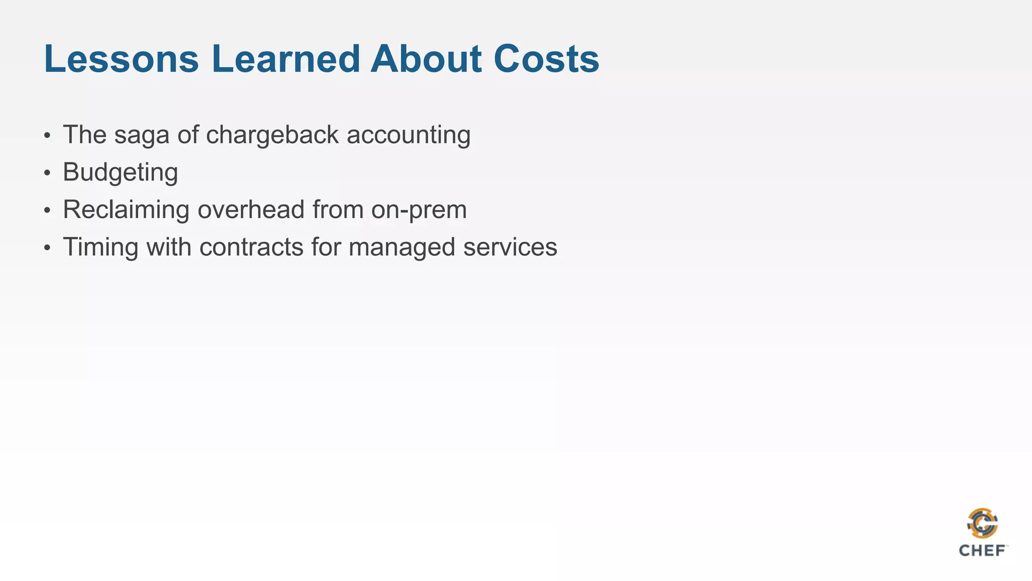 Lessons Learned From Cloud Migrations | PPTX