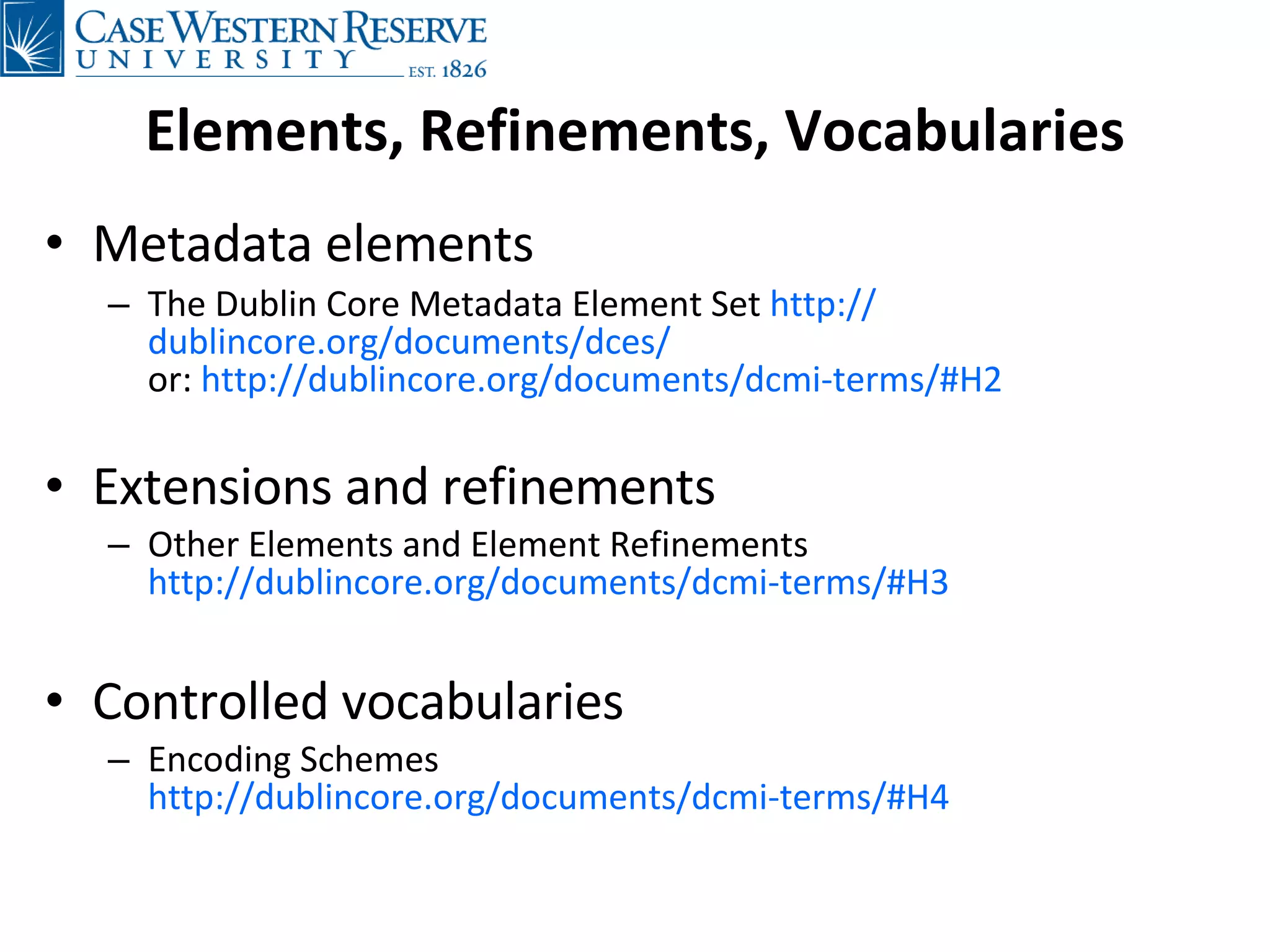 Dublin Core Intro | PPT