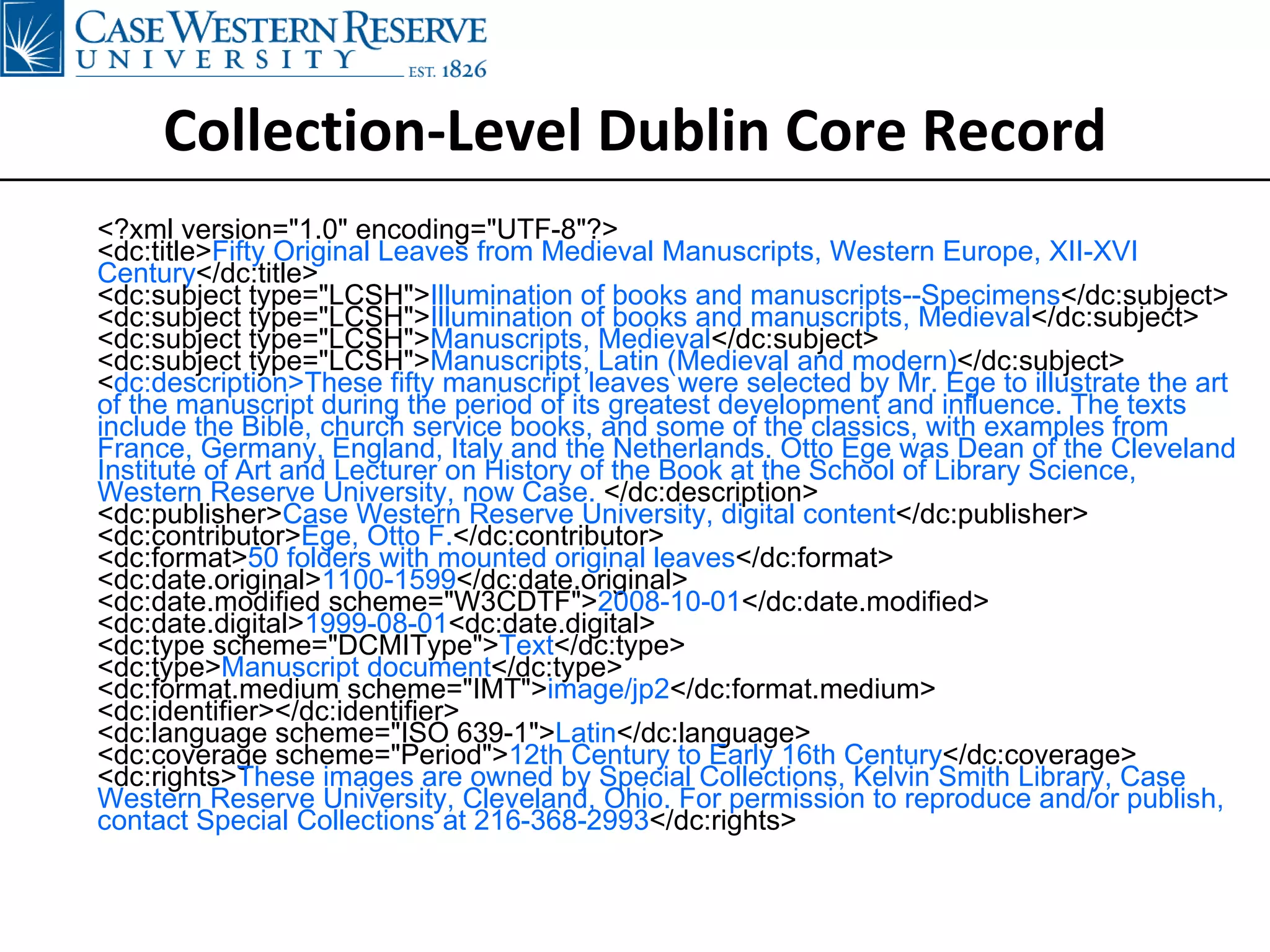 Dublin Core Intro | PPT