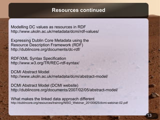 Dublin core Presentation | ODP