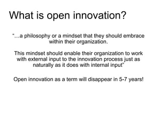 Open Innovation: New Challenges, New Opportunities | PPTX