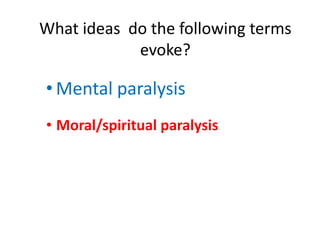 Dubliners by James Joyce: Narrative Structure | PPT