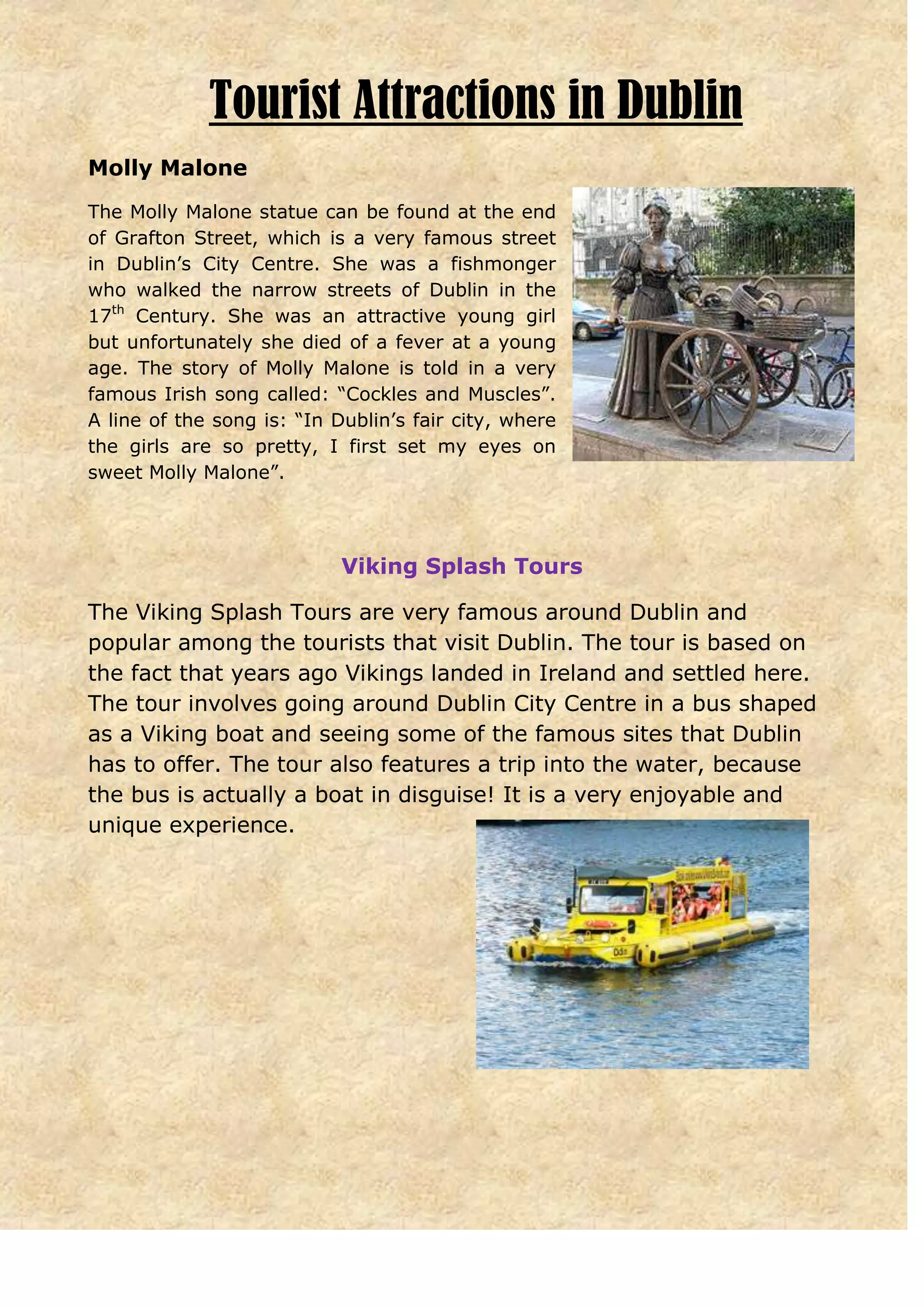 Dublin's presentation | DOCX