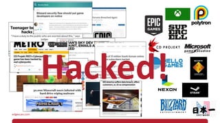 Online Gaming Cyber security and Threat Model | PPTX