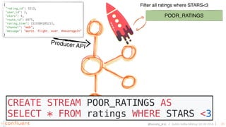 Apache Kafka and KSQL in Action: Let's Build a Streaming Data Pipeline! | PDF