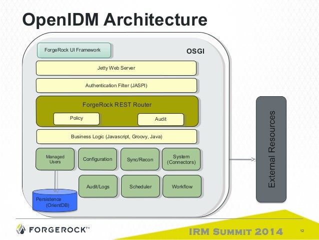 THE FORGEROCK PLATFORM BIG PICTURE