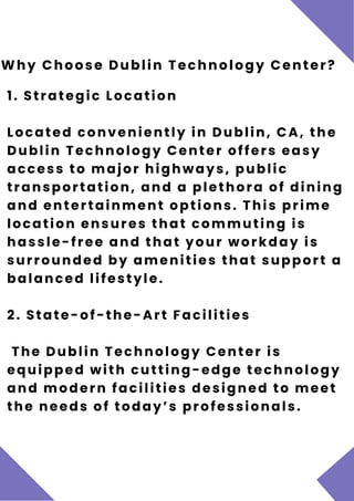 Top Reasons to Choose Coworking Space in Dublin | PDF