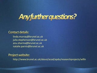 Using the 'Life Grid' methodology as a qualitative research tool. | PPTX