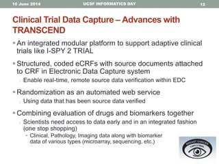 UCSF Informatics Day 2014 - Sue Dubman and Alexandra Solomon ...