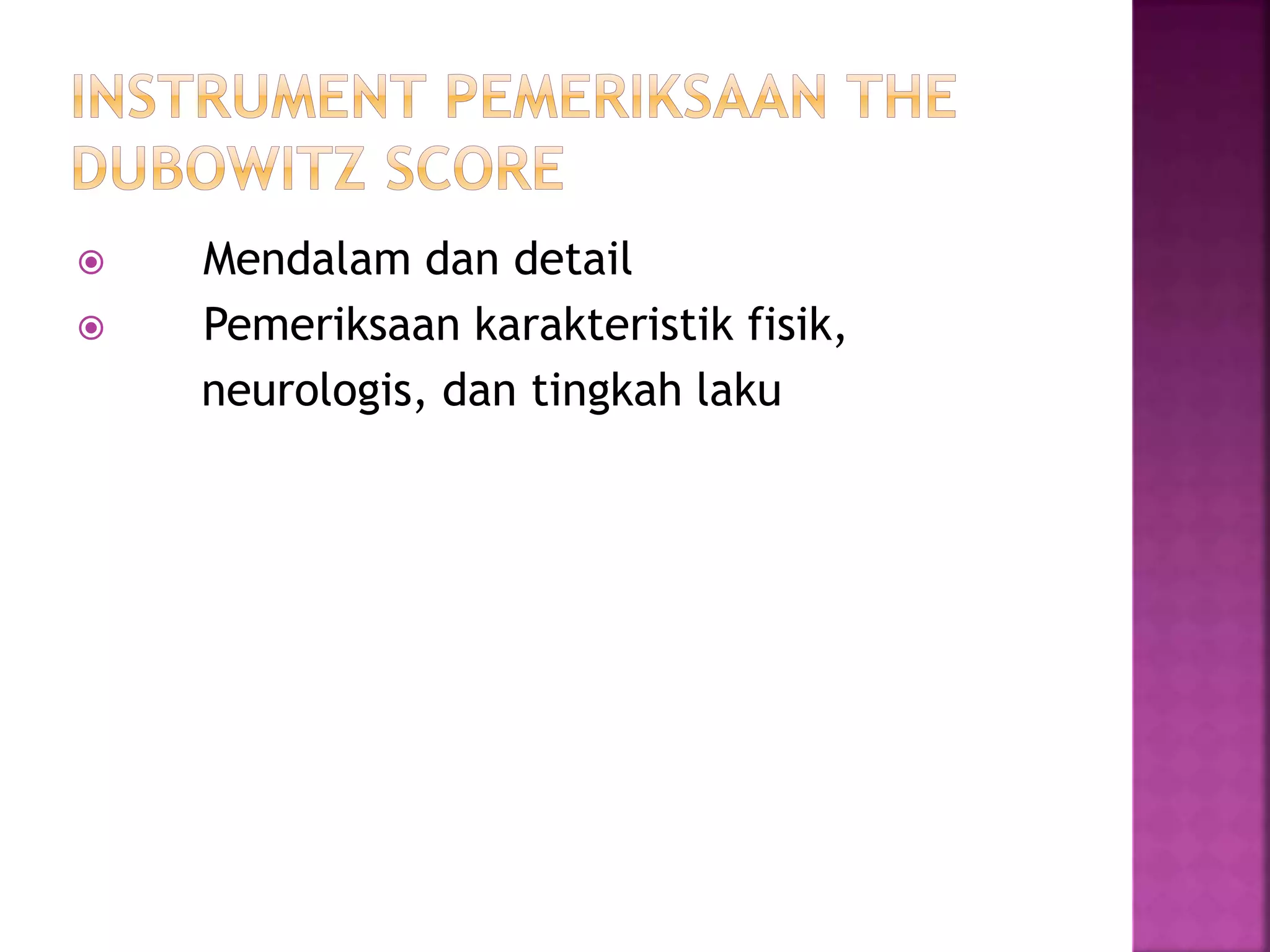 Dubowitz score | PPT