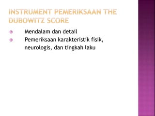 Dubowitz score | PPT