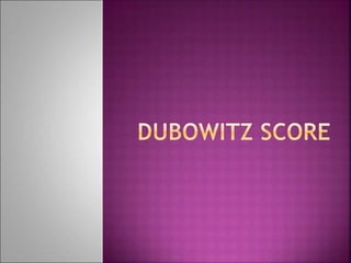 Dubowitz score | PPT