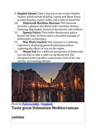 Dubrovnik Travel Guide Tips and Tricks by DiscovererBlog.pdf Dubrovnik Travel Guide Tips and Tricks by DiscovererBlog.pdf