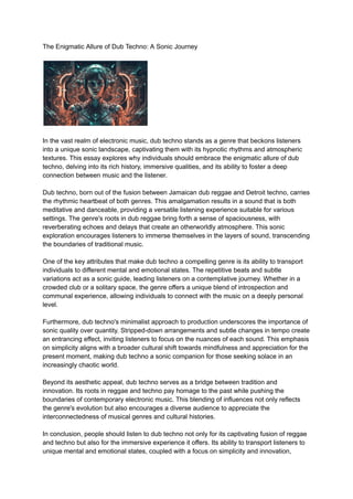 Why you should try dub techno.pdf
