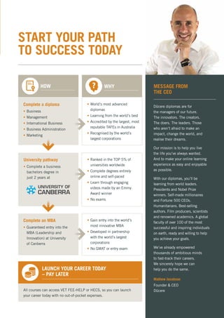 Ducere Course Brochure - Diplomas | PDF