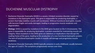Duchenne muscular dystrophy and Kartagener's syndrome | PPT