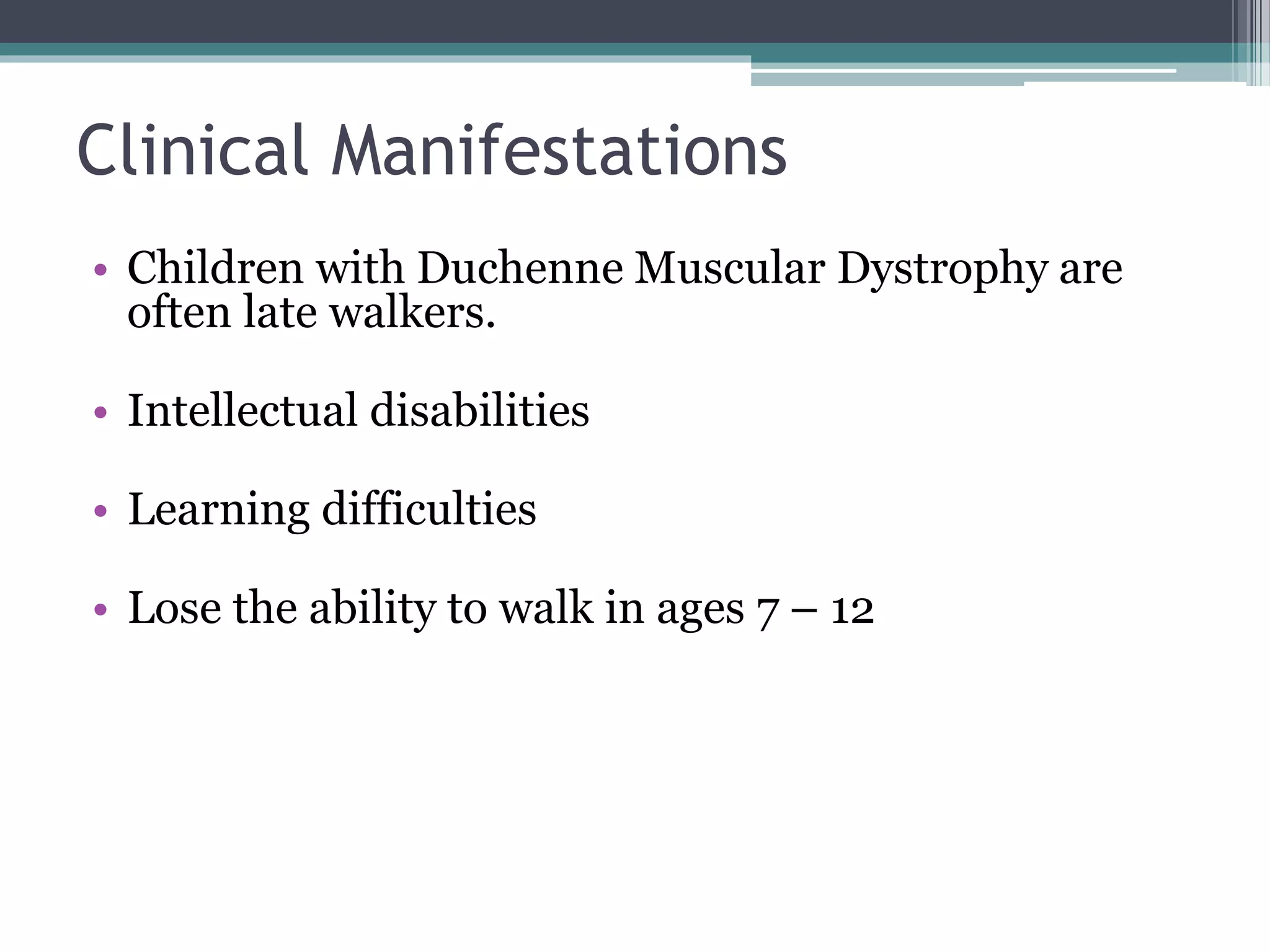 Duchene’s muscular dystrophy | PPTX