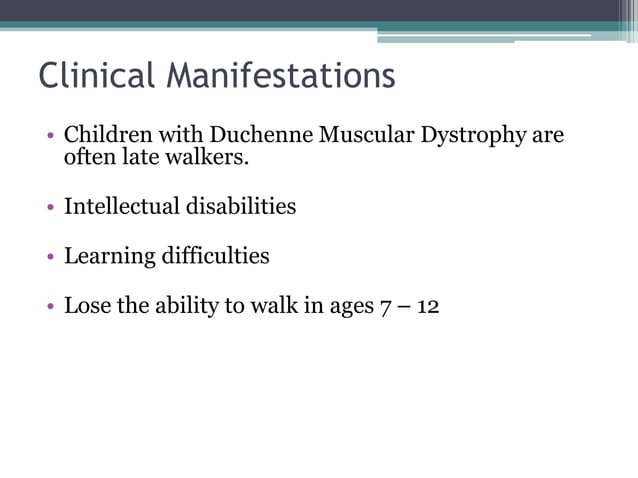 Duchene’s muscular dystrophy | PPT