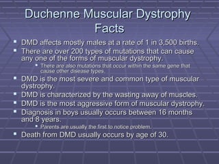 Duchenne muscular dystrophy | PPT