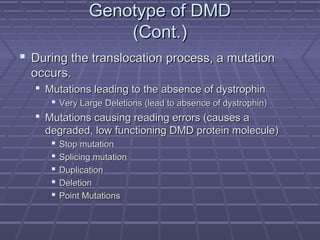 Duchenne muscular dystrophy | PPT