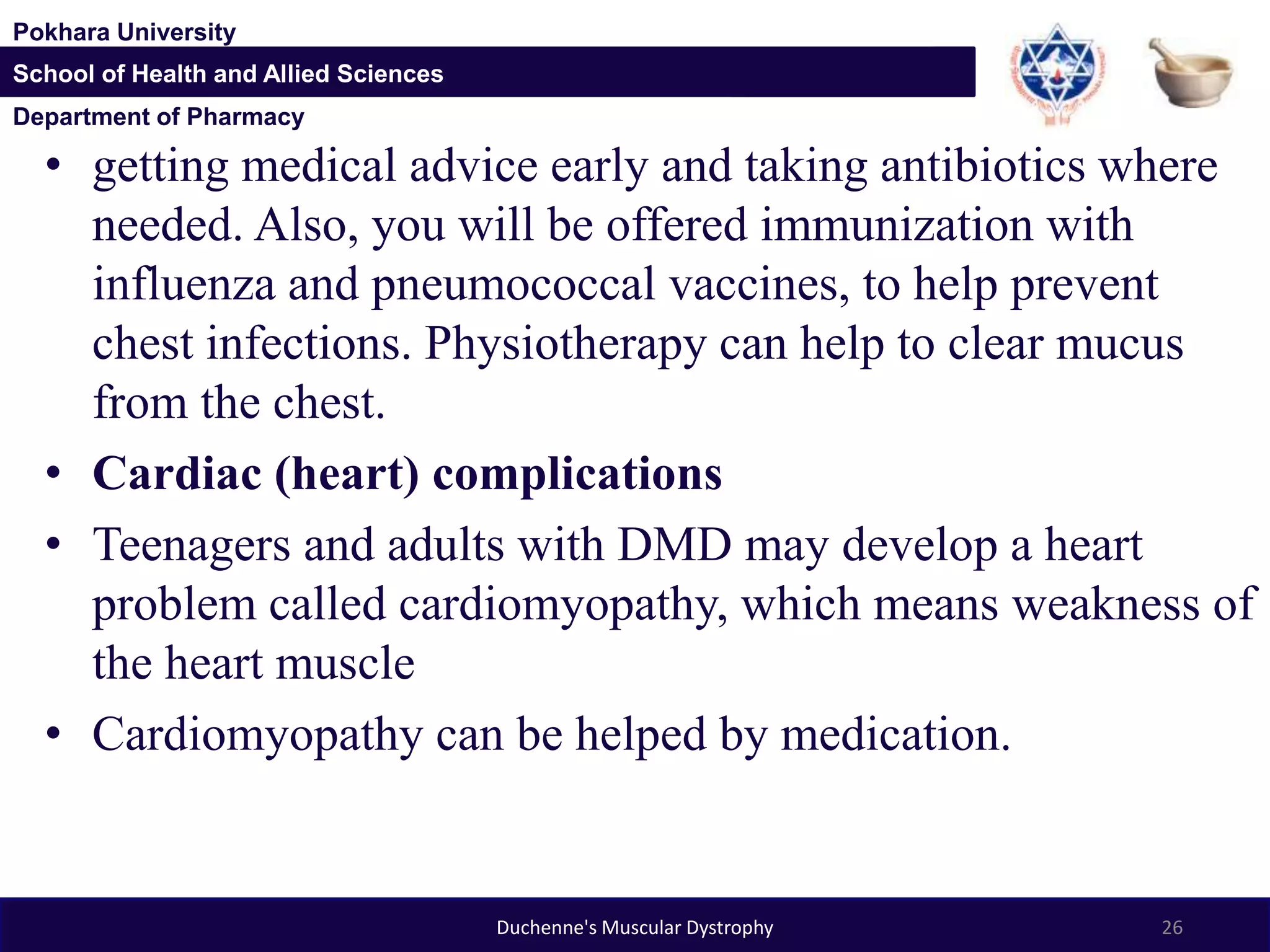 Duchenne's Muscular Dystrophy | PPTX